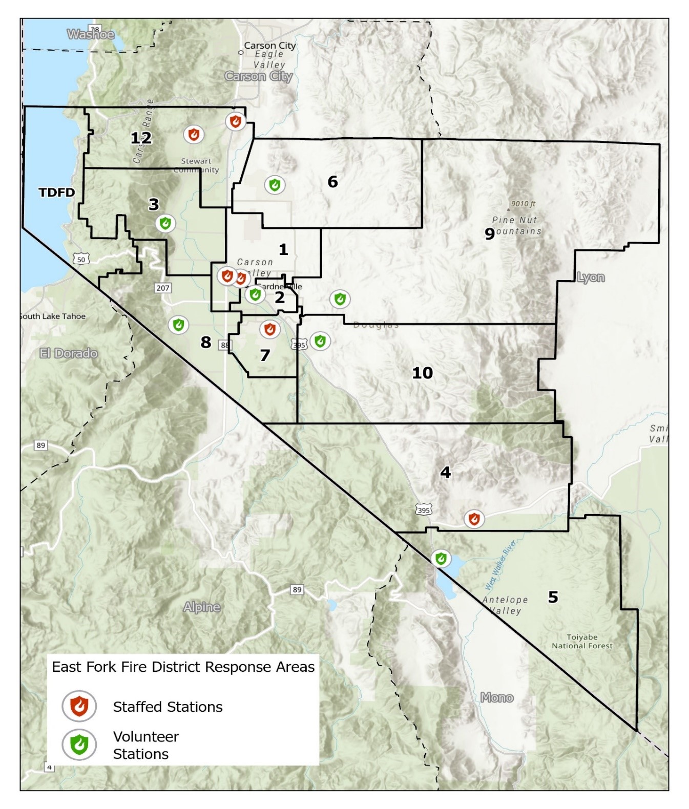 Map of East Fork’s Districts & Stations – East Fork Fire Protection ...